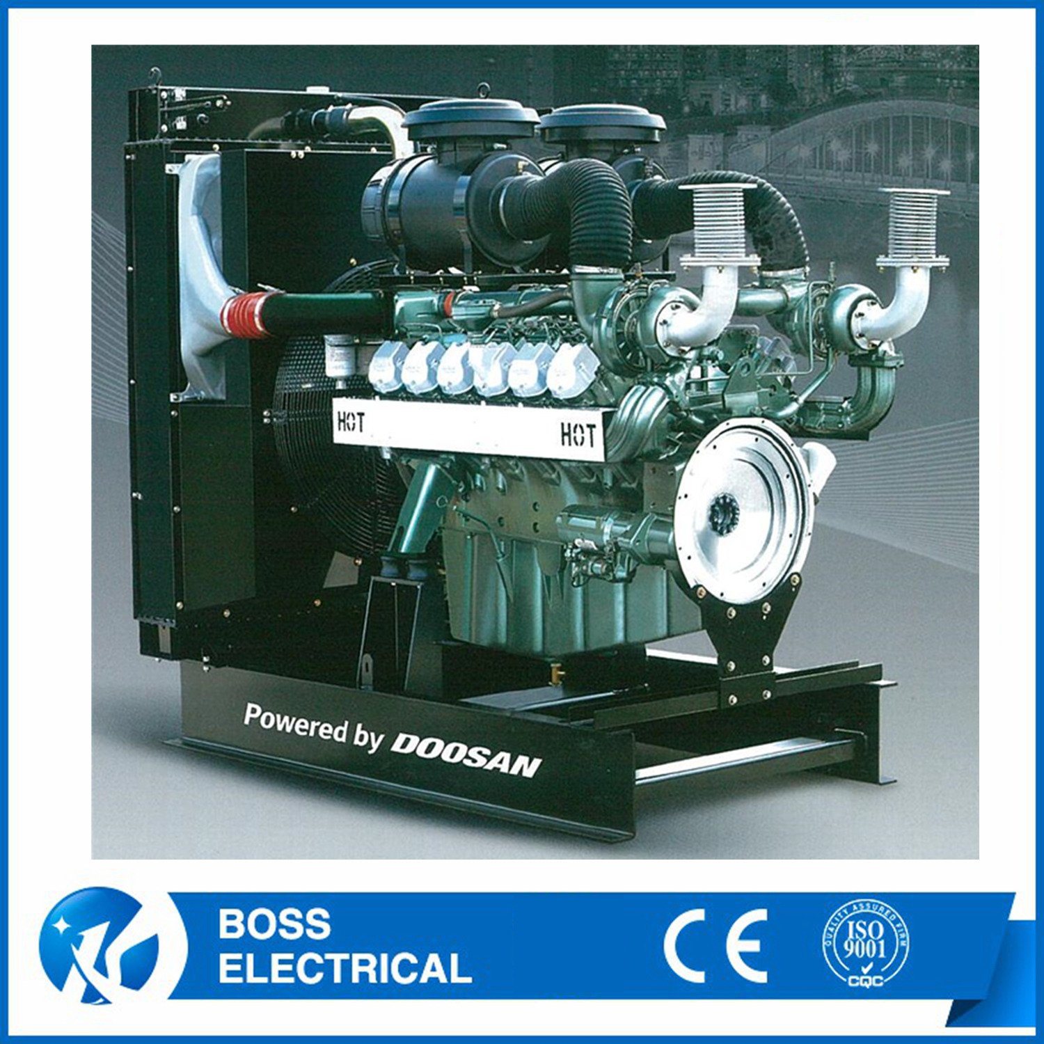 Dp180la 574kVA Doosan Engine Soundproof Type Diesel Generator - Buy ...